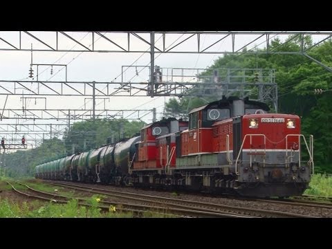北海道から旅立ったDD51【A更新機】 - YouTube