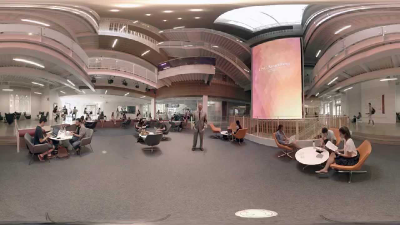 360 Virtual Reality Tour of Wallis Annenberg Hall - YouTube