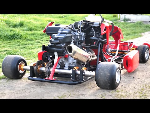 Built a Go-Kart With a 500cc Motorcycle Engine – Way More Fun Than It Should Be