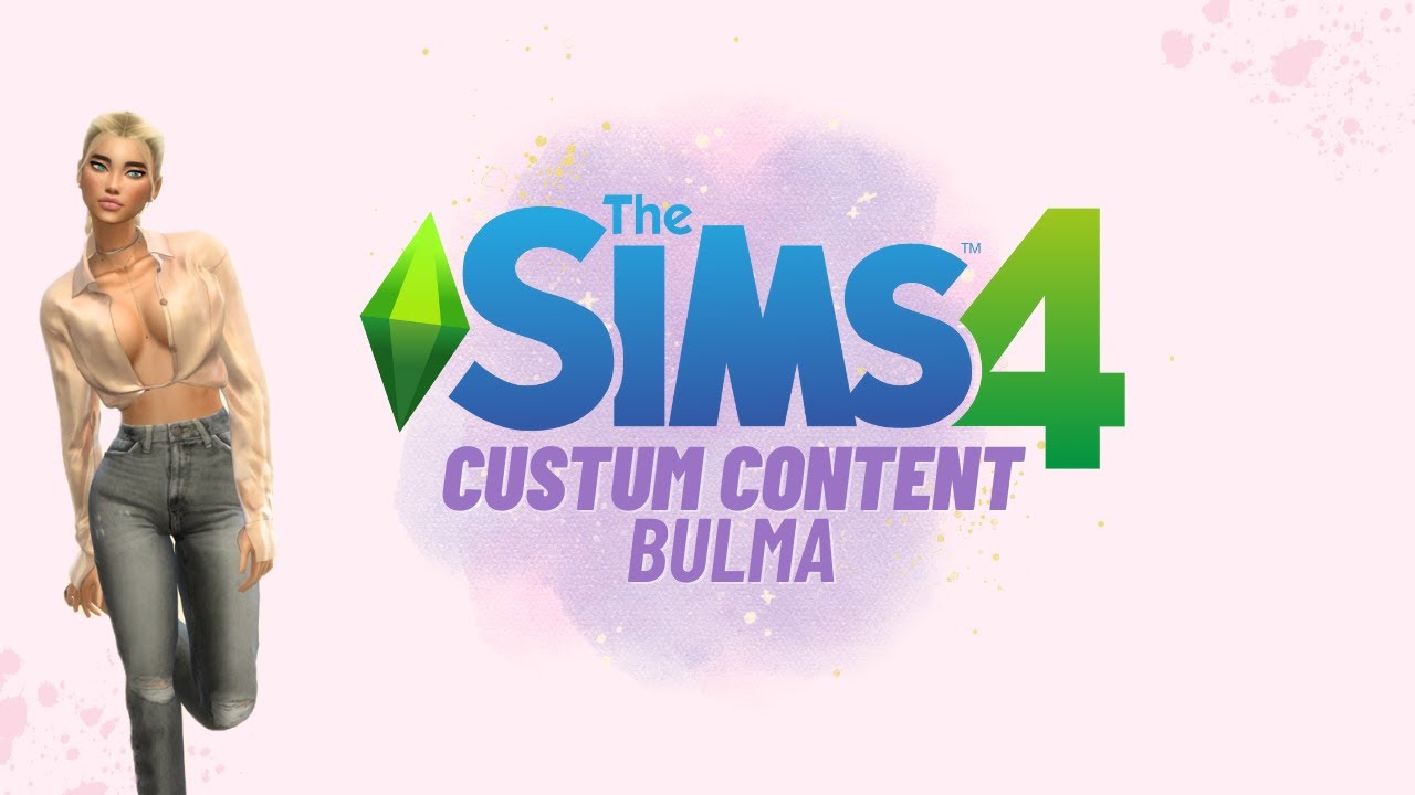 The Sims 4 Custom Content Bulma | Tray Importer - YouTube