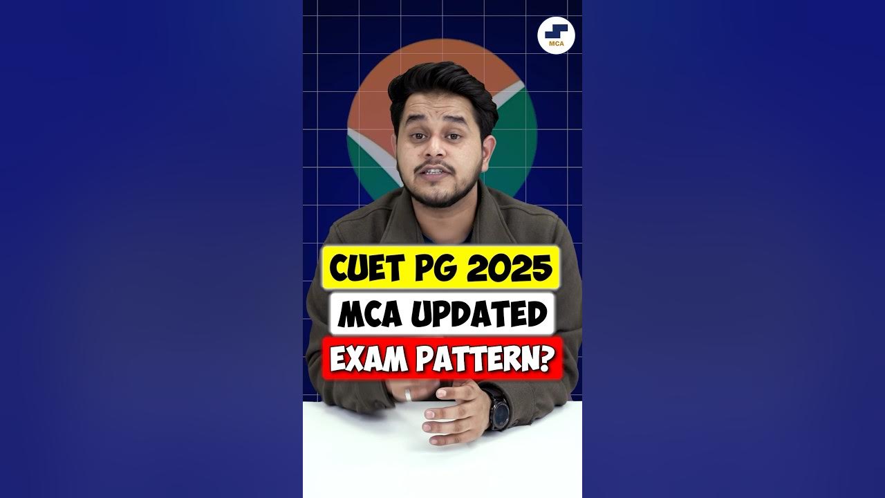 💥CUET PG 2025: MCA Updated Exam Pattern?🌟CUET MCA Exam Prep Strategy 2025🤩#mca #cuet2025 #cuetpg ...