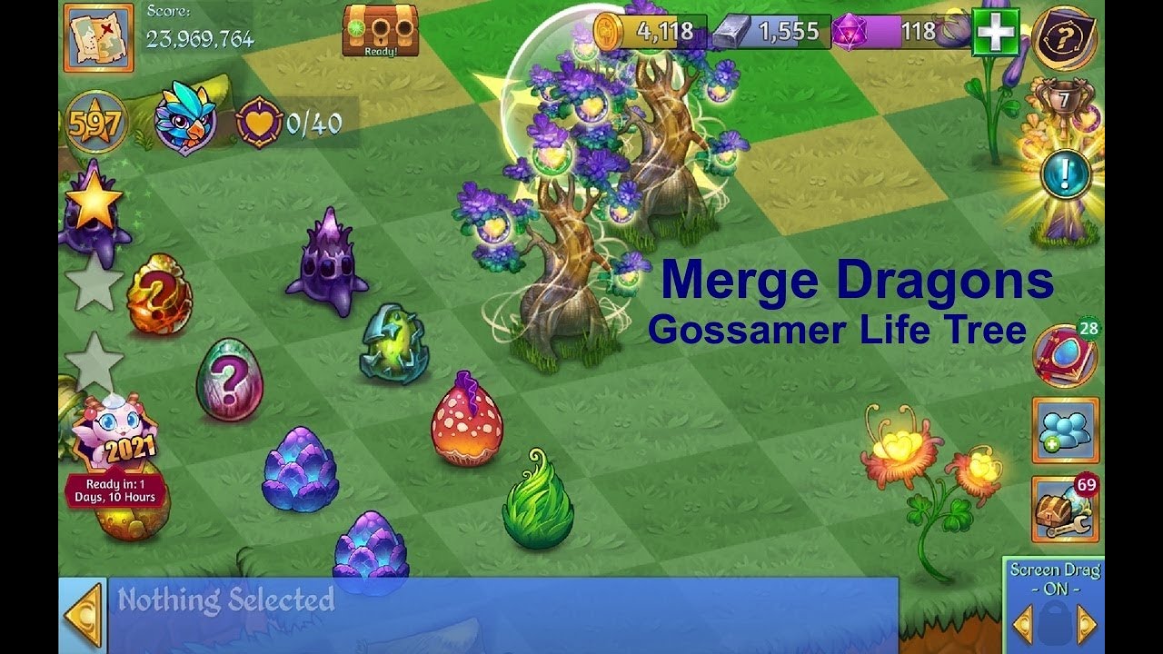 Merge Dragons Gossamer Life Tree - YouTube