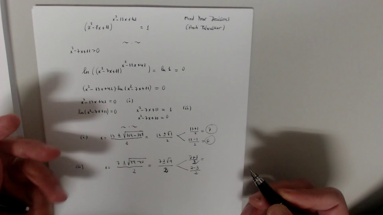 Ecuación potencial exponencial - YouTube