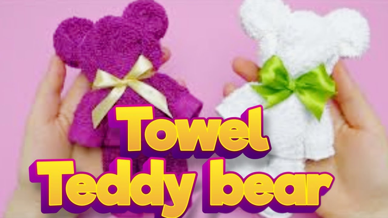 Teddy 🧸 diy easy tutorial | how to make teddy easily with towel | teddy ...