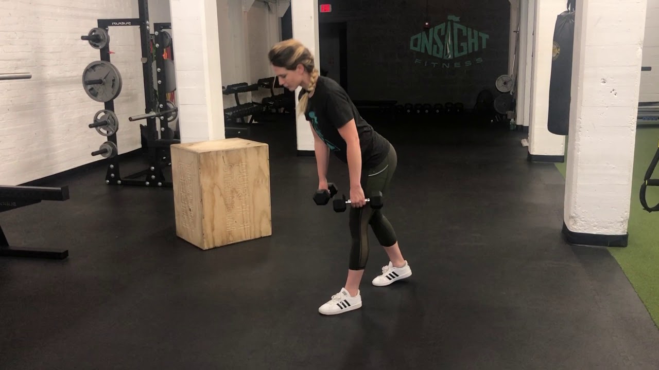 Split Stance 2DB RDL - YouTube