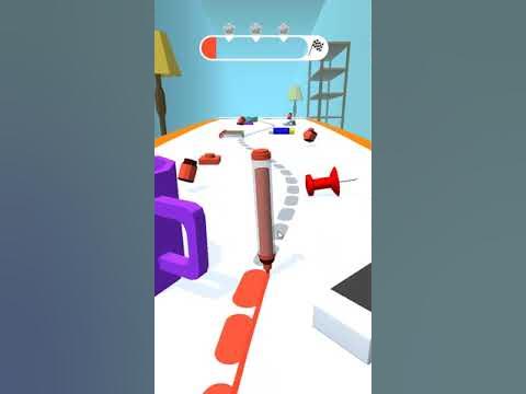 蜡笔跑酷游戏 unity单机游戏源码 Crayon parkour game Unity single player game source code - YouTube