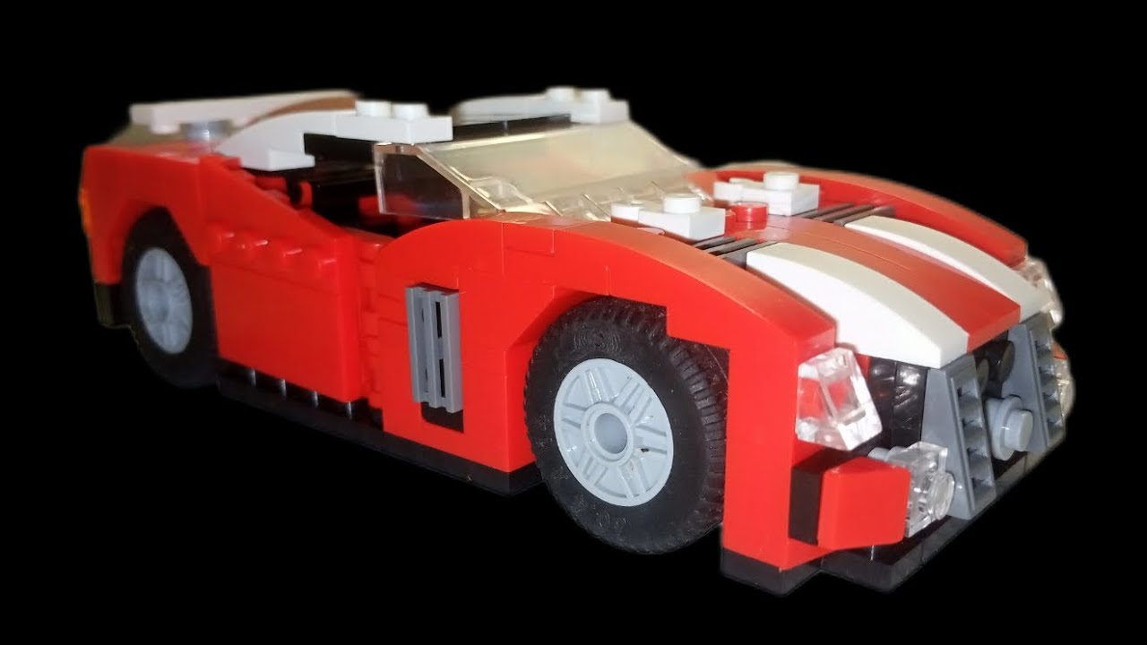 Beautiful Model Car By Red Lego Blocks||@favoritehobbiestutorial - YouTube
