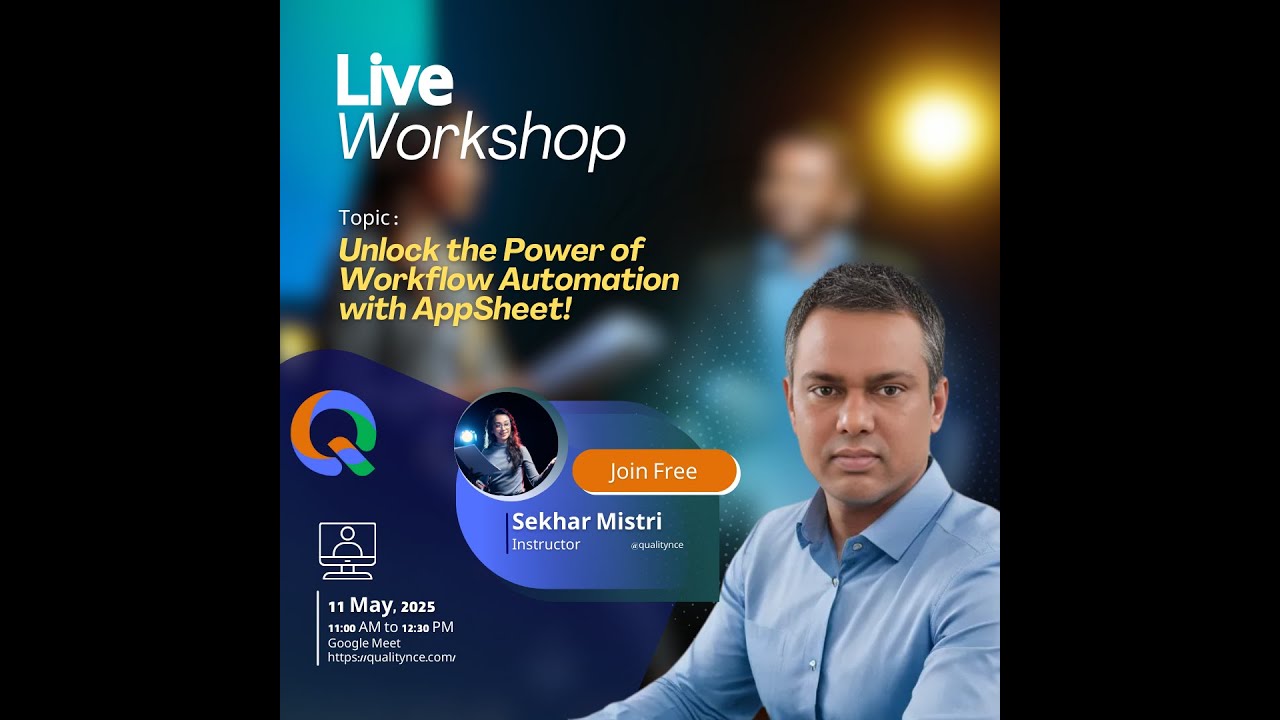 🚀 AppSheet Masterclass: Build Business Apps with No Code + AI Integration | Sekhar Mistri - YouTube