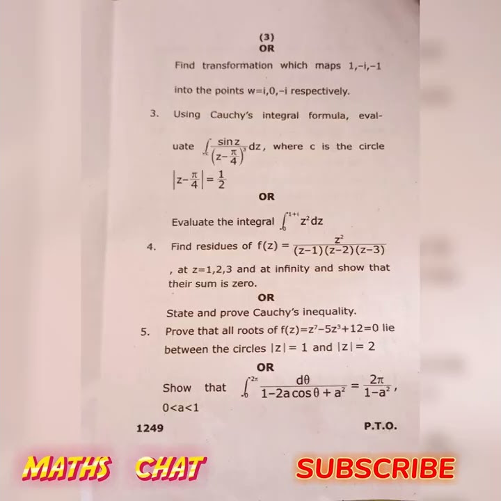 Csjmu Maths Paper 2022 | Numerical Analysis | Bsc 3rd Year | Kanpur