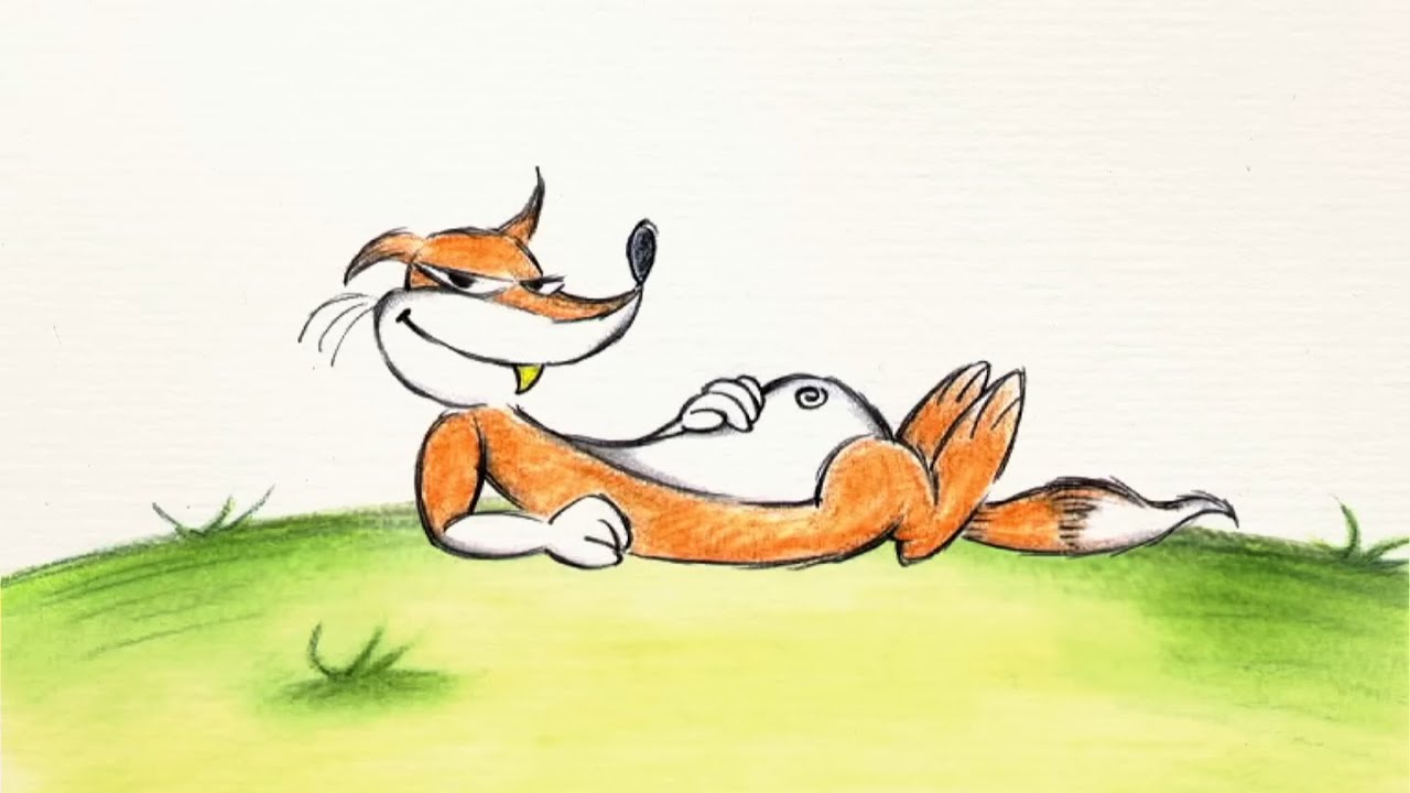 Fox eats rabbit (SMS) - YouTube