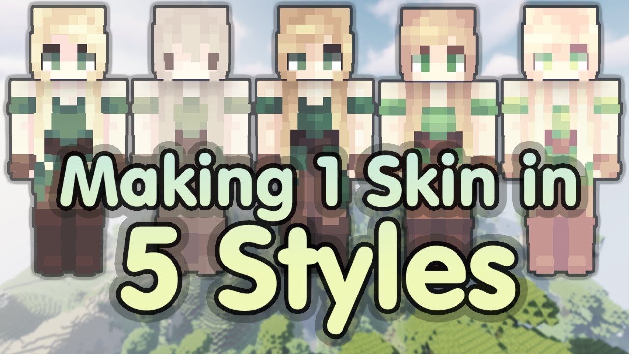 MC Skin STYLE CHALLENGE | speedpaint - YouTube