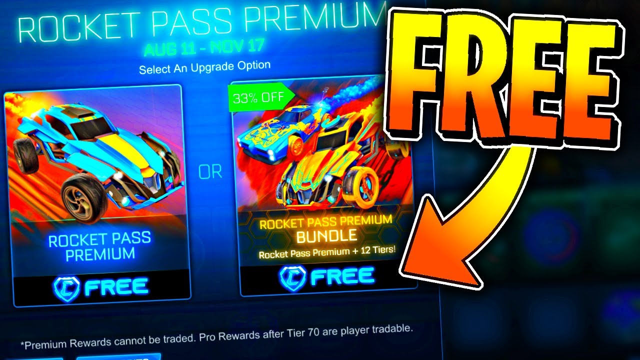 Rocket League SEASON 4 Rocket Pass For FREE! - YouTube