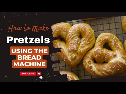 How to make Pretzels using a Bread Machine - YouTube