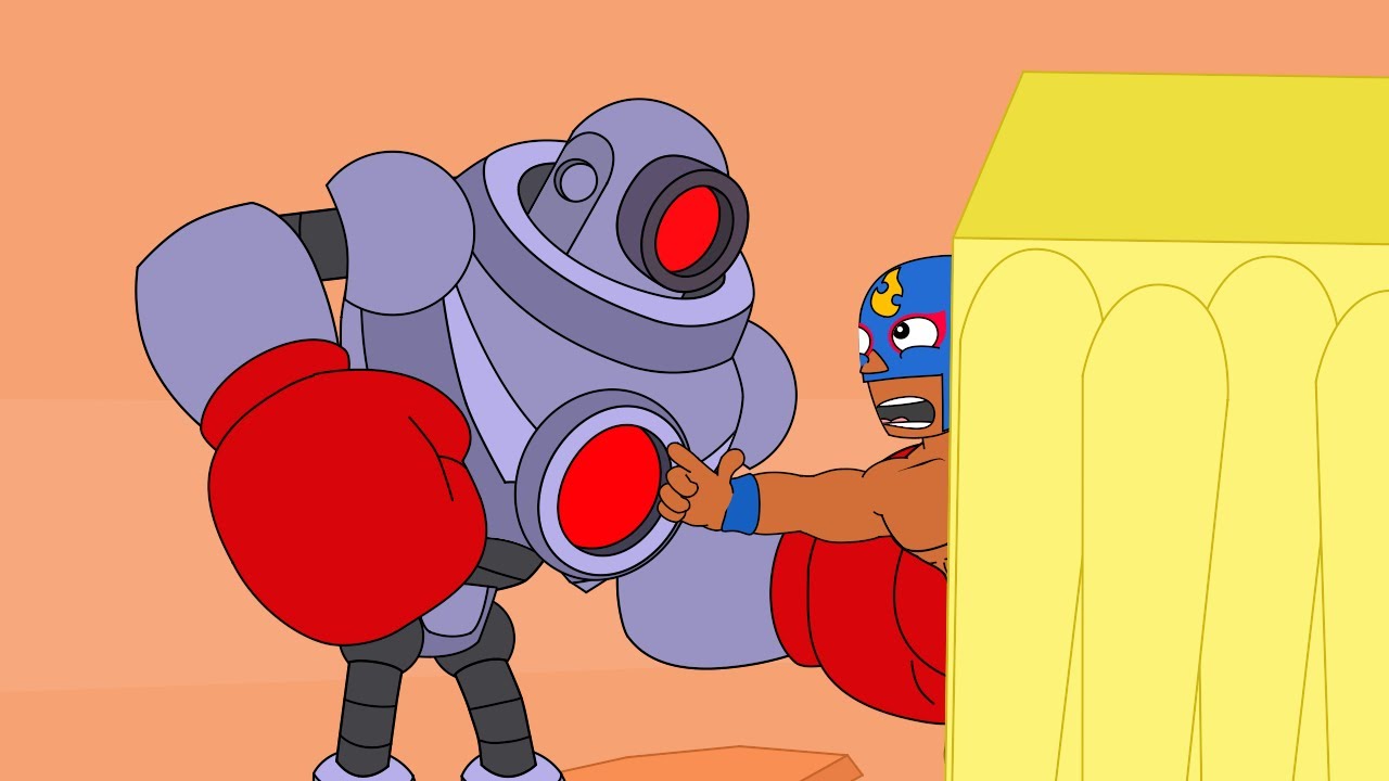 BRAWL STARS ANIMATION SHOWDOWN - El Primo VS Leon VS Robot Boss - YouTube