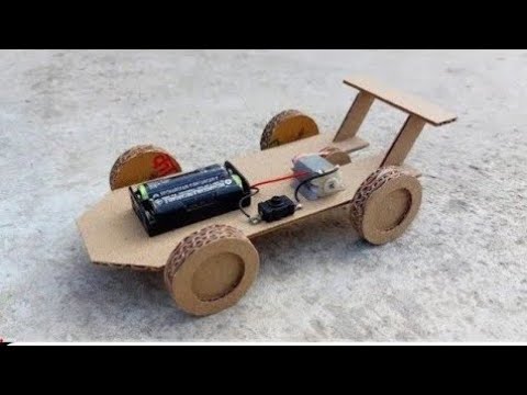 HOW TO MAKE RC CAR AT HOME || DIY RC CAR HOMEMADE CAR || #cardboard # ...