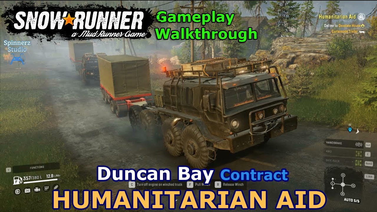SnowRunner - Humanitarian Aid | Duncan Bay Contract - British Columbia ...
