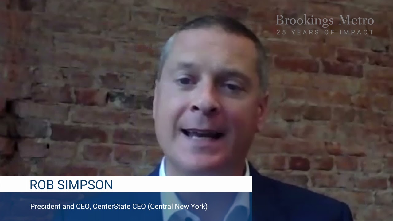 Rob Simpson on Brookings Metro’s 25 years of impact - YouTube
