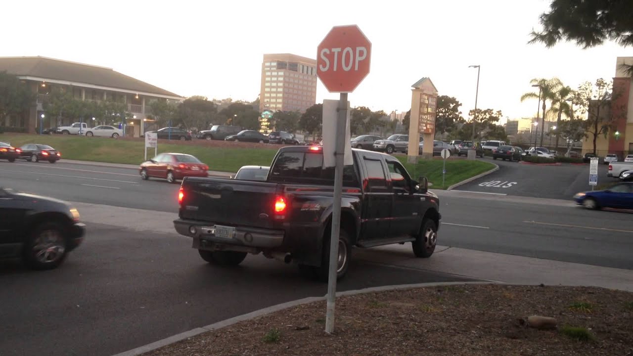 Cars Going Through Stop Signs 12 - YouTube