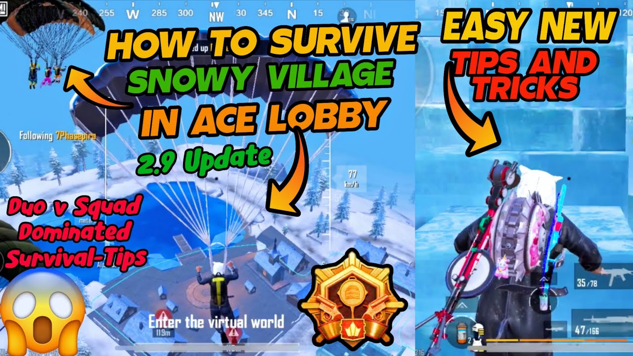 How to survive in Snowy Village(Winter mode 2.9 Update Bgmi)Dominated ...