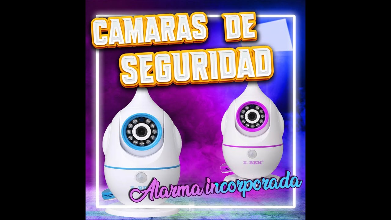CAMARA DE SEGURIDAD INALAMBRICA ZB-IB003 Z-BEN - YouTube