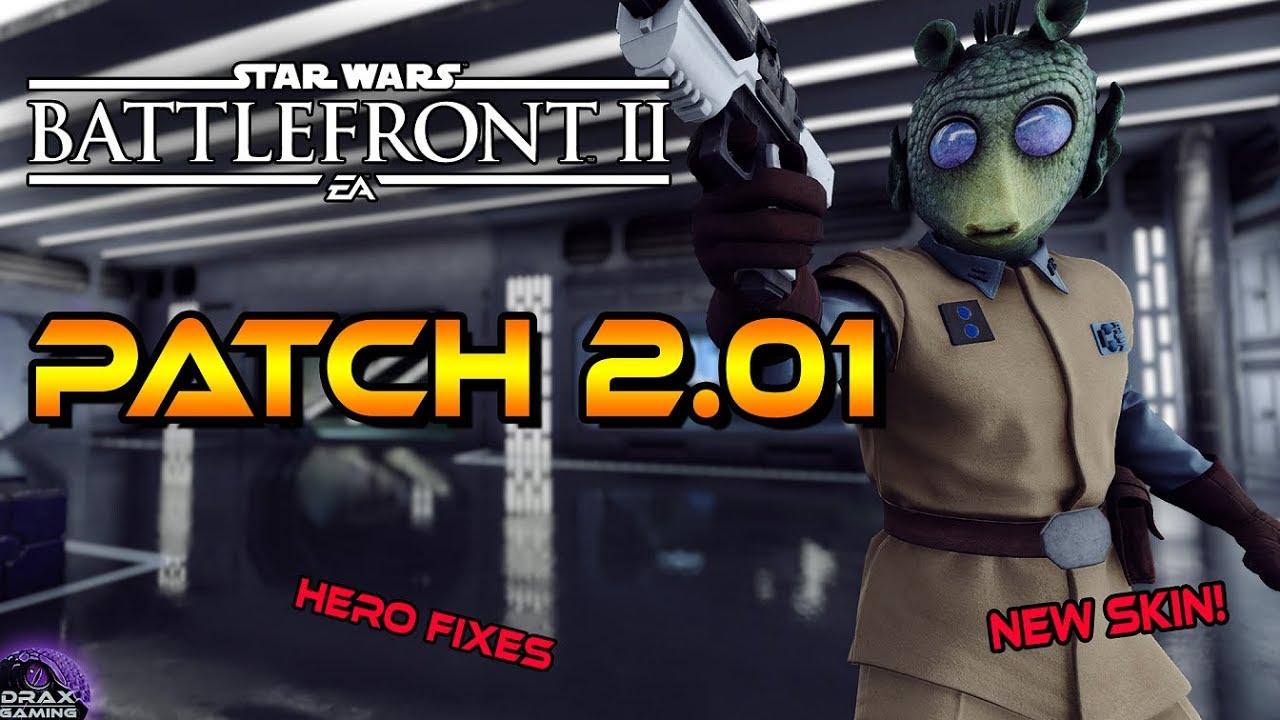 PATCH 2.01 RODIAN SKIN! Blaster Heroes & Black Screen FIXED | Star Wars ...