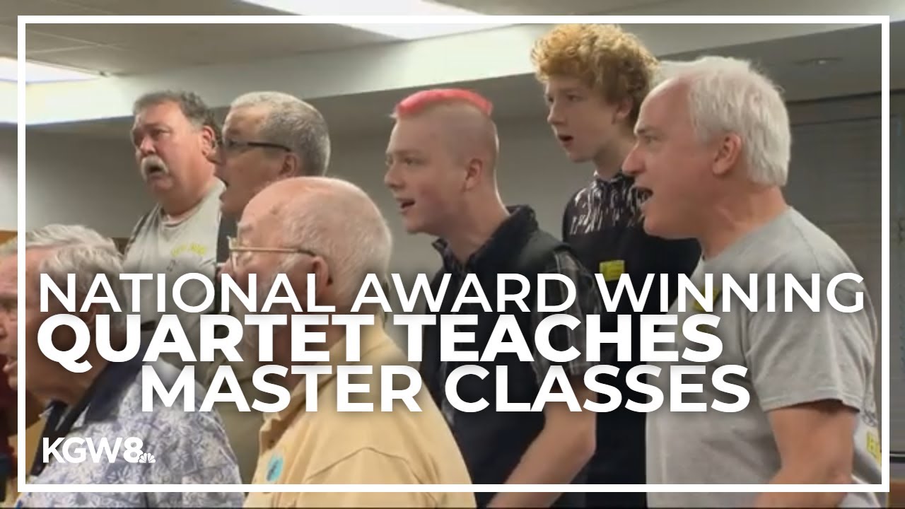 Forest Grove hosts four-part harmony masterclass - YouTube
