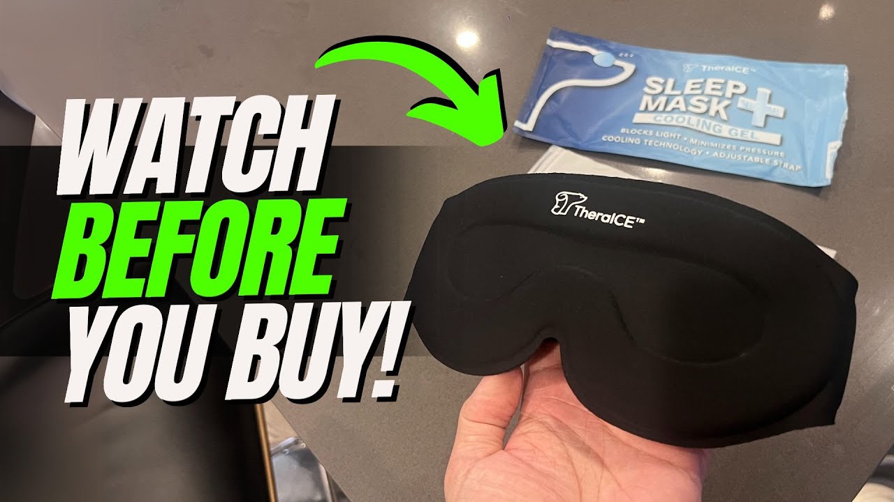 is it WORTH it? - TheraICE Sleep Mask is AMAZING?!? TheraICE sleep mask ...