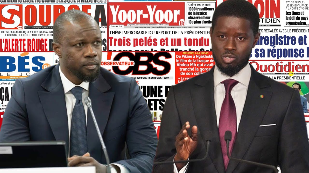 Gatsa Gatsa? L’Ultimatum de SONKO secoue l’AN, Diomaye, APR, DPG, Revue ...