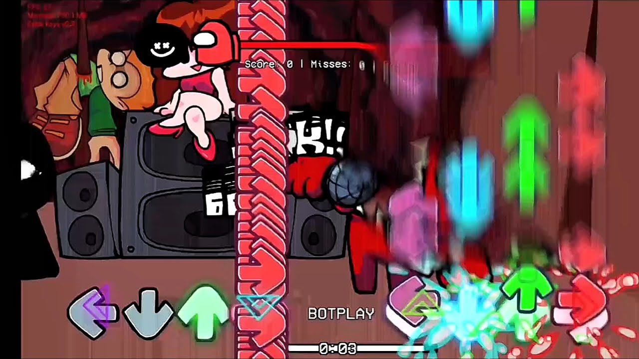 FNF - Vs Bob Run but Red Imposter Sings it - YouTube