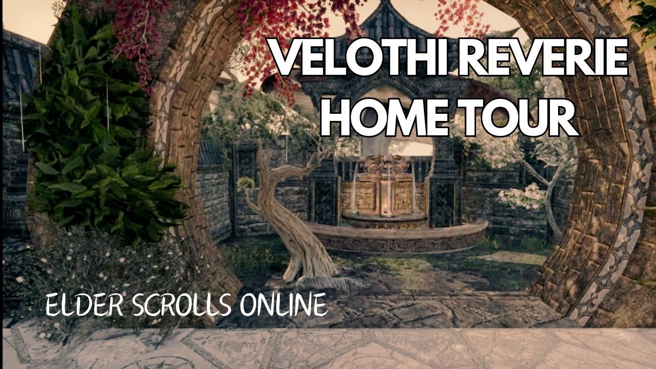 Elder Scrolls Online Home Tour - Velothi Reverie - YouTube