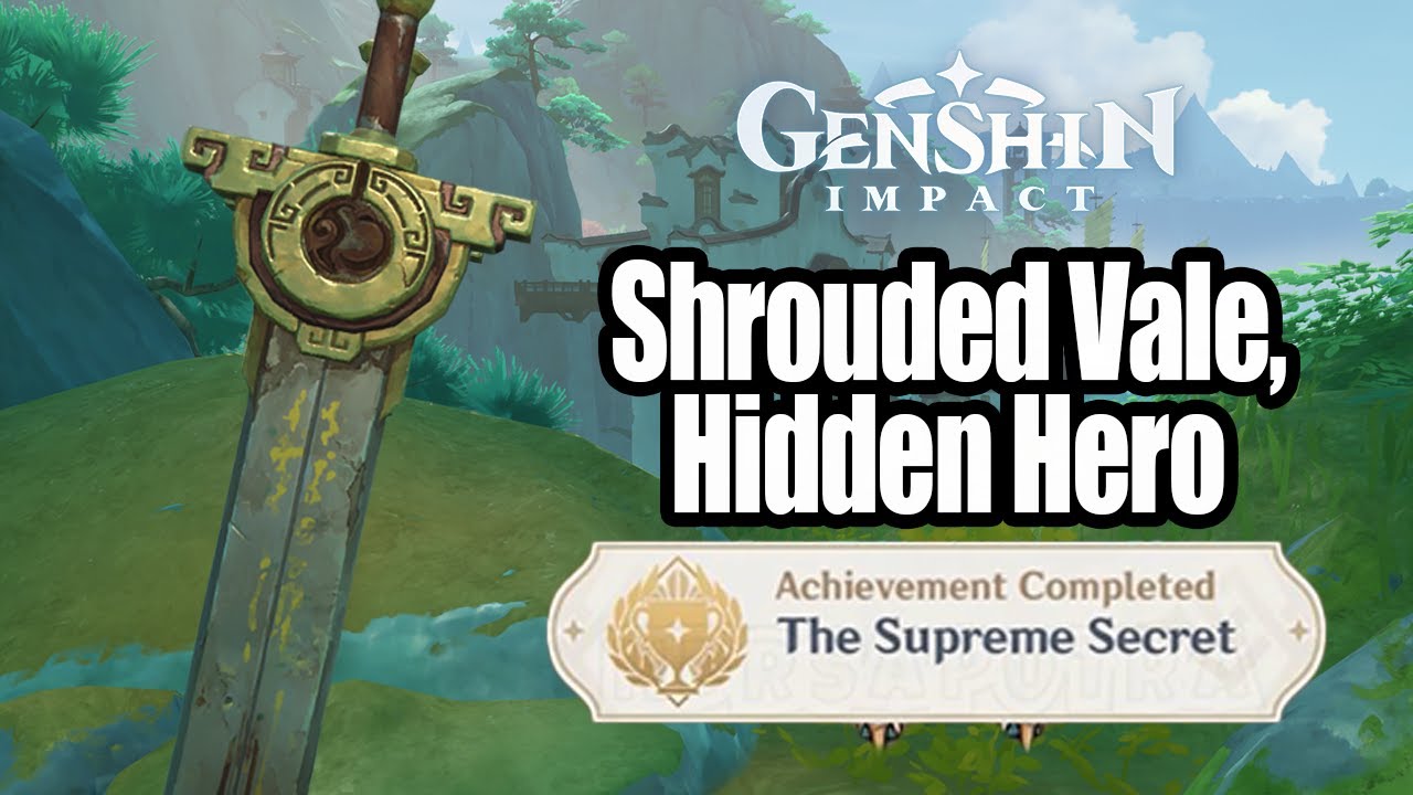 Hidden Quest Shrouded Vale, Hidden Hero - GENSHIN IMPACT 4.4 - YouTube