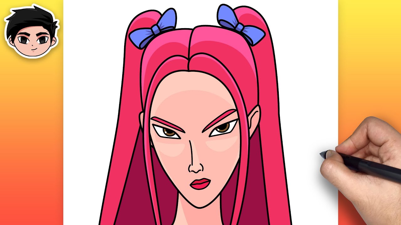 How To Draw MIRA | KPop Demon Hunters - Step By Step Easy For Beginners ...