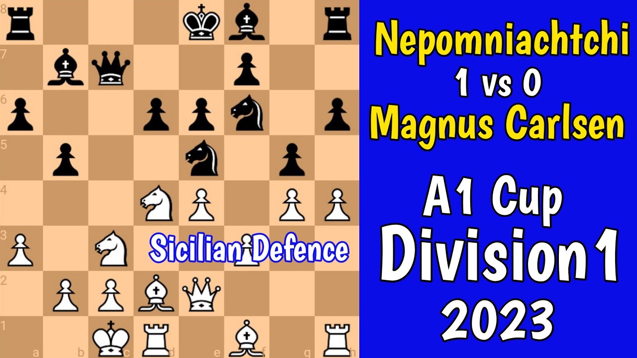 Nepomniachtchi vs Carlsen || A1 Cup, 2023 #chess - YouTube