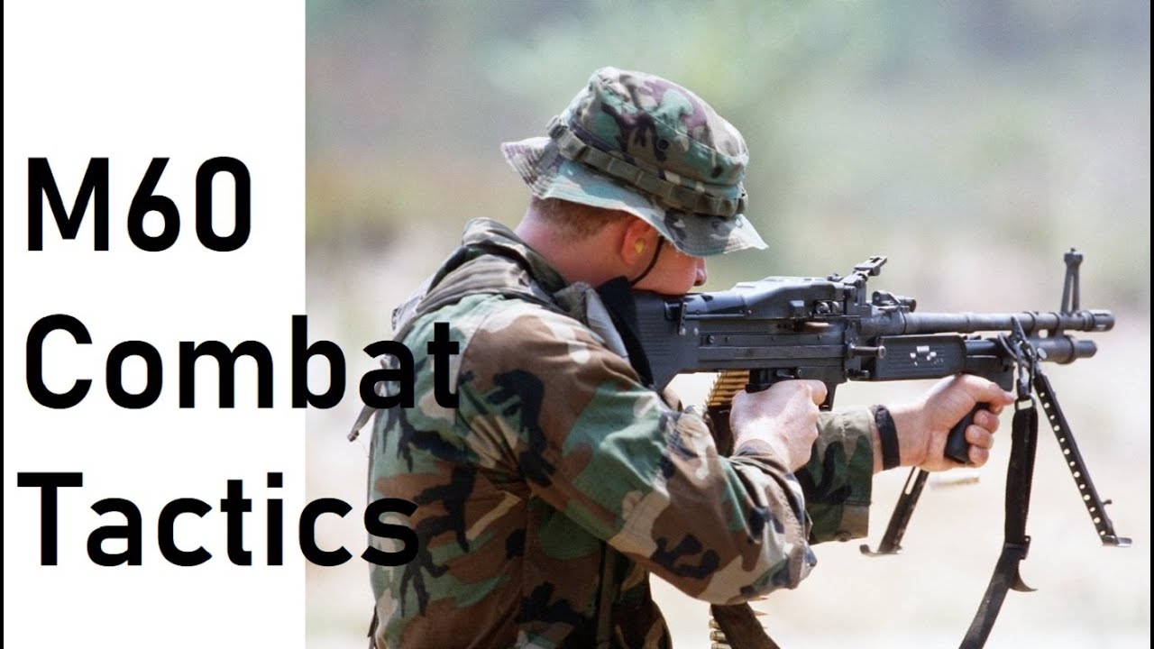 Navy SEAL's M60 combat tactics - YouTube