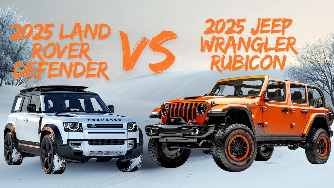 "2025 Land Rover Defender vs. 2025 Jeep Wrangler Rubicon: A Legendary ...