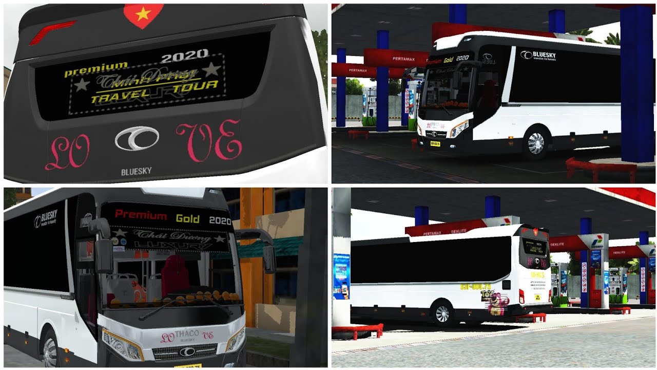 share Full Led Thaco 2018|Bussidv4.1.2|Thành Trọng Transport - YouTube