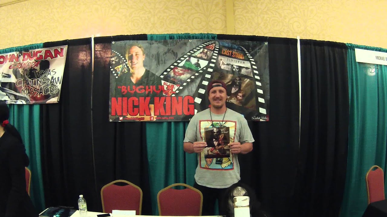 nick king from sinister 1 and 2 after he signed a photo for me. - YouTube