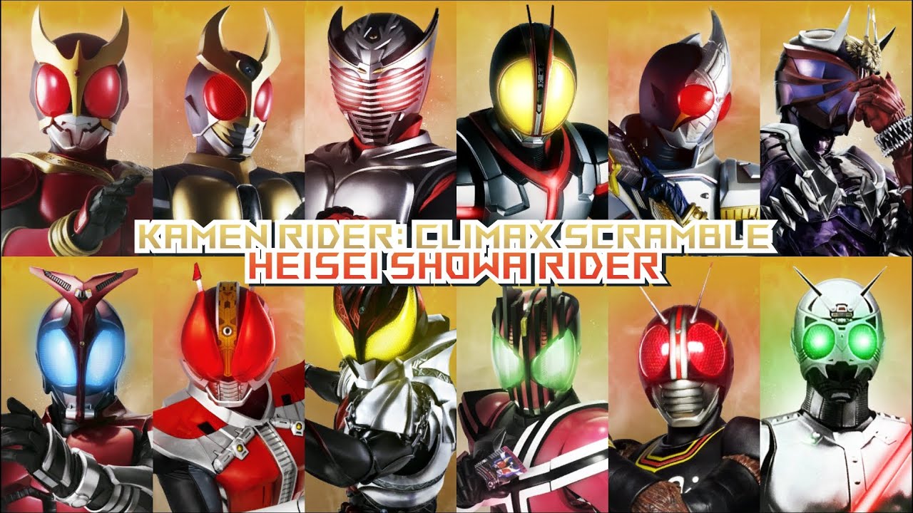 All Showa Heisei Riders Moveset Special Attack/ Finisher | Kamen Rider ...
