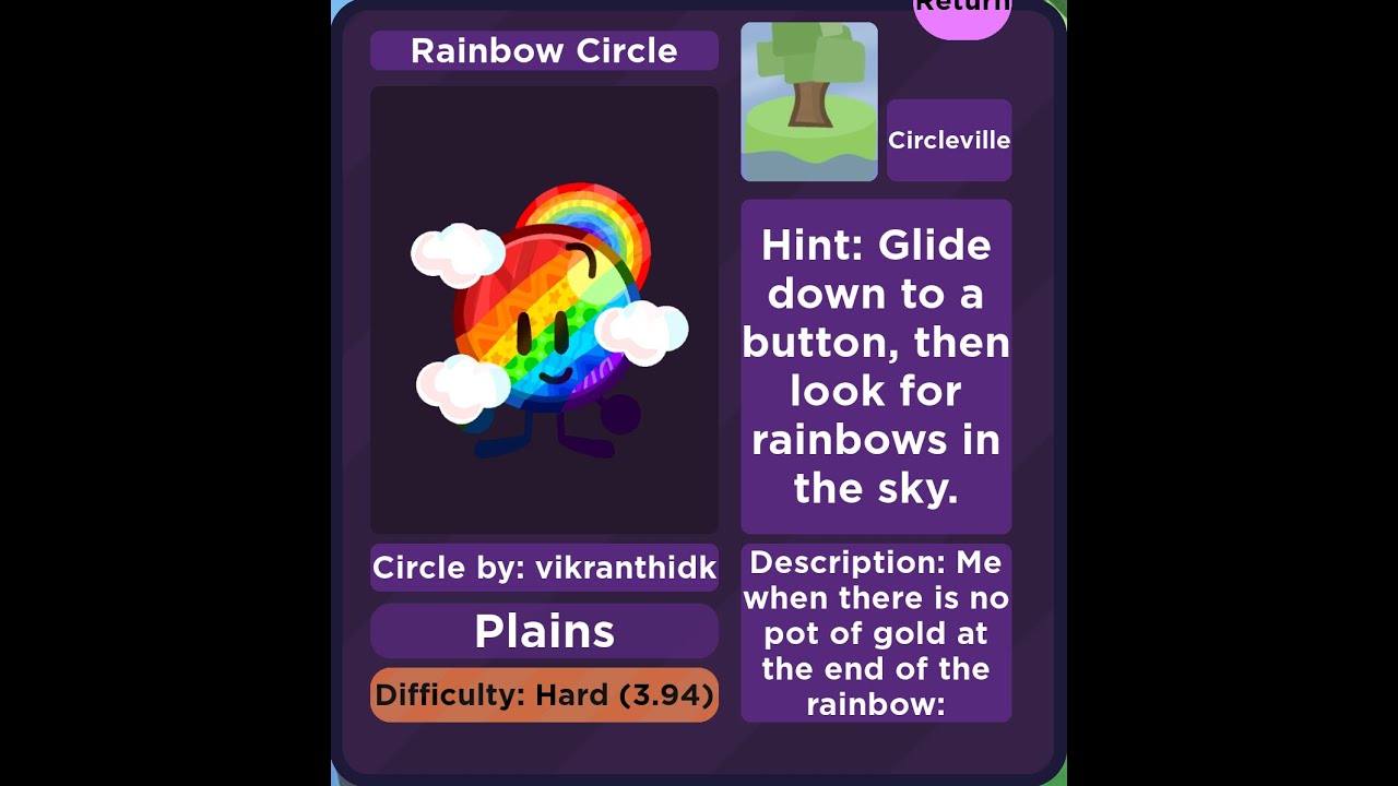 How to get (HARD) Rainbow Circle!🌈🟣 - YouTube