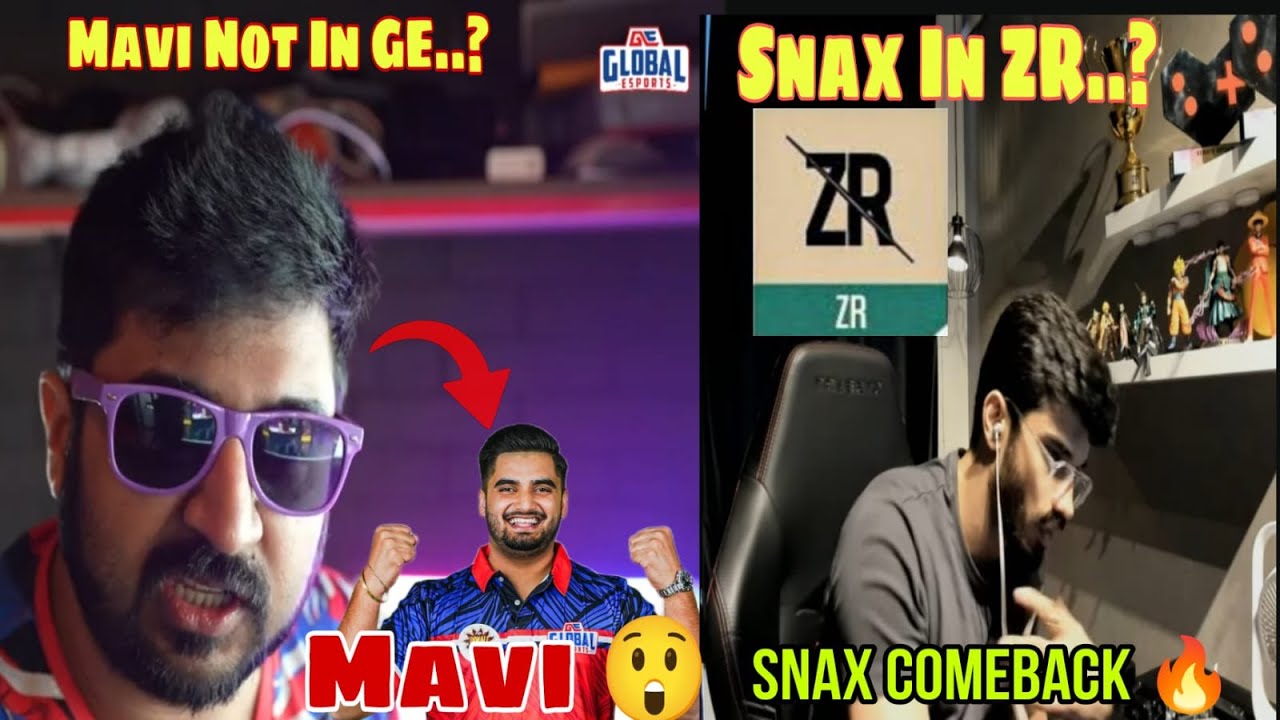 Global eSports Team Confirm,🔥 Snax Playing with Team Zero BMPS 😲🔥 ...