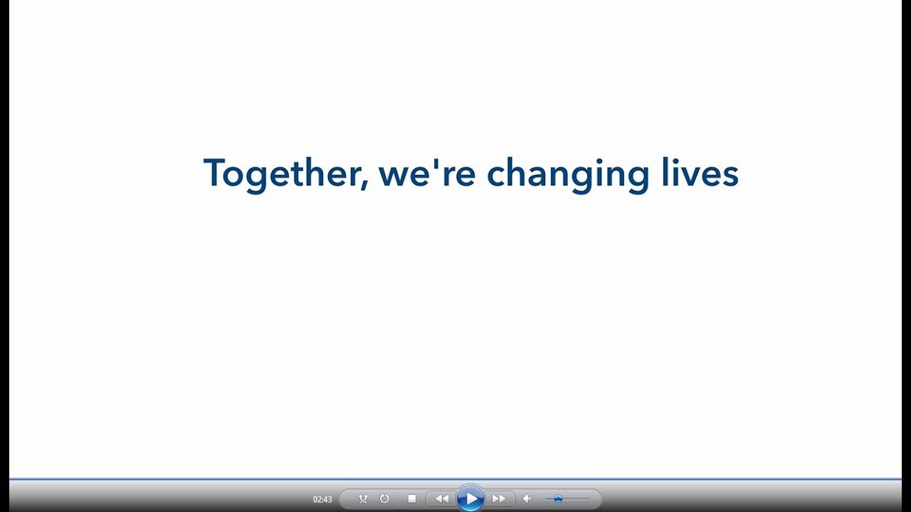 Our Community Story: Together, we're changing lives. - YouTube