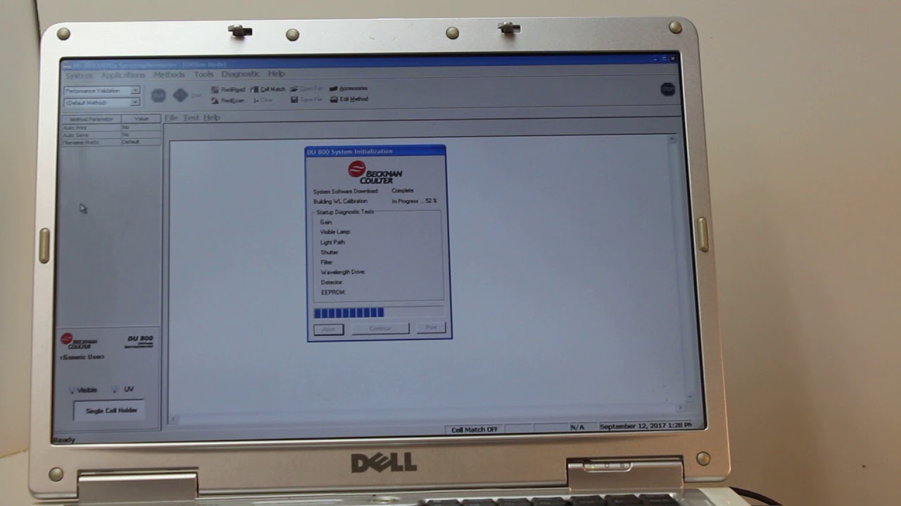 DU- 800 Start Up - YouTube