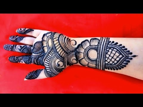 new stylish mehandi design || simple mehandi design ||easy mehandi ...