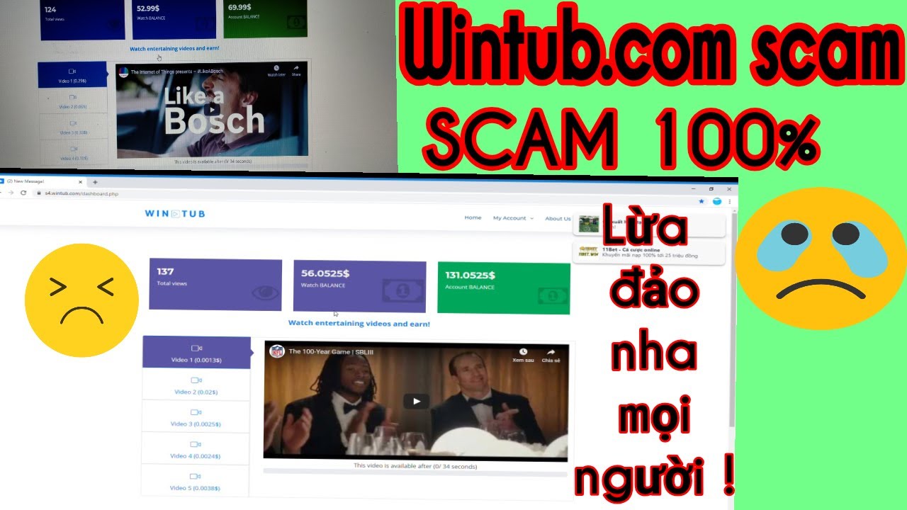 Wintub.com Scam | Wintub scam ! - YouTube
