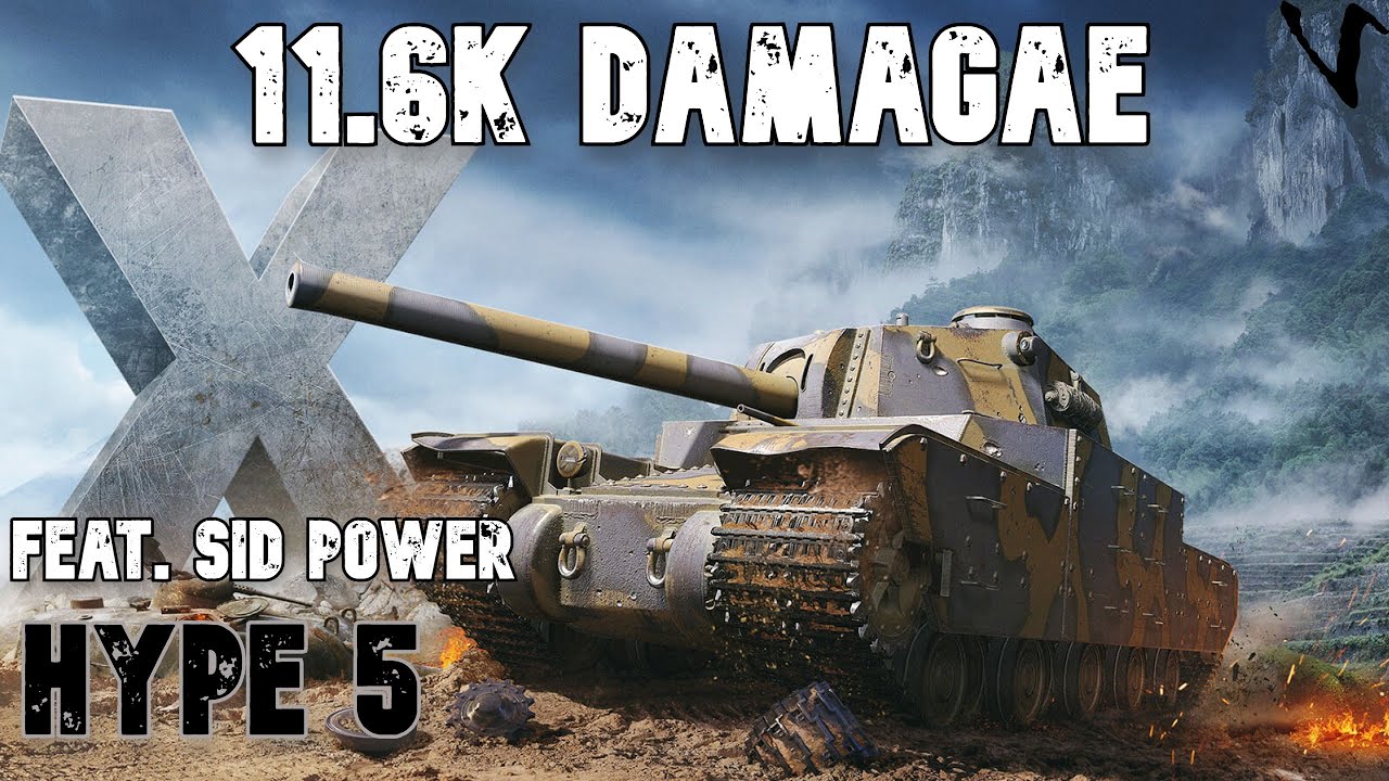 Type 5 Heavy - feat. Sid Power: 11.6K Damage: World of Tanks Modern ...