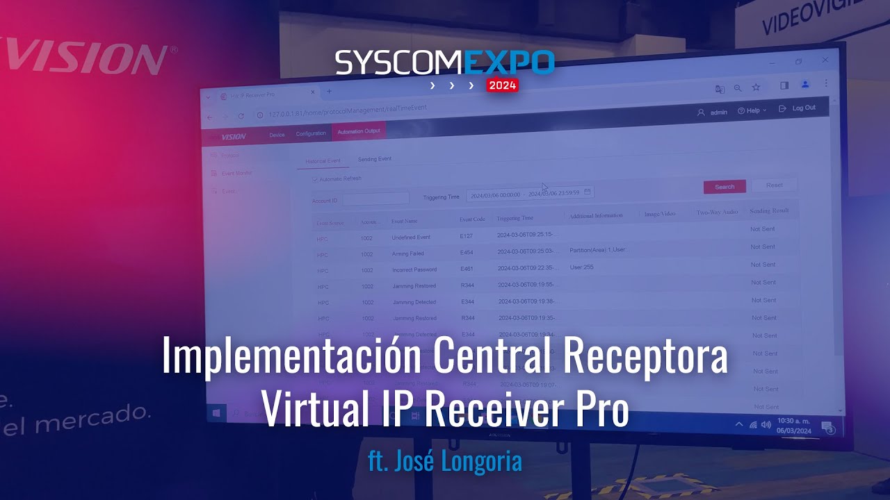Implementación Central Receptora Virtual Hik- IP Receiver Pro ...