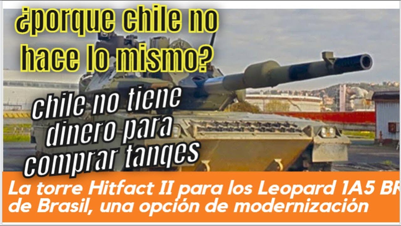 🔴La torre Hitfact II para los Leopard 1A5 BR de Brasil, una opción de ...