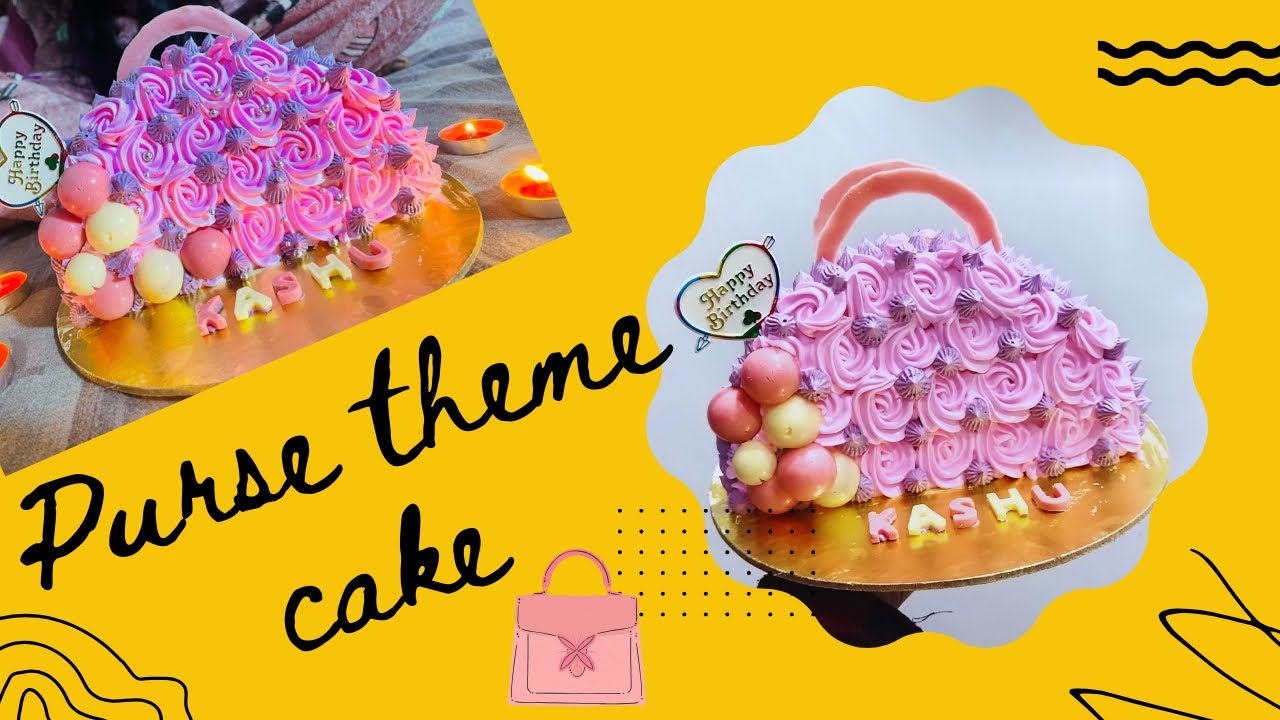 Purse theme Cake | How to make easily PURSE CAKE | पर्स केक | Cake for ...