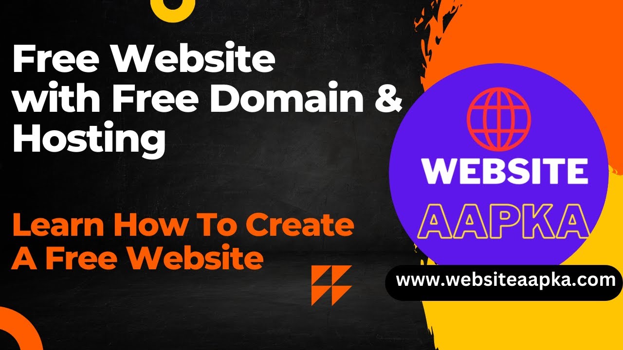 How To Create A Free Website - with Free Domain & Hosting | Website Aapka - YouTube
