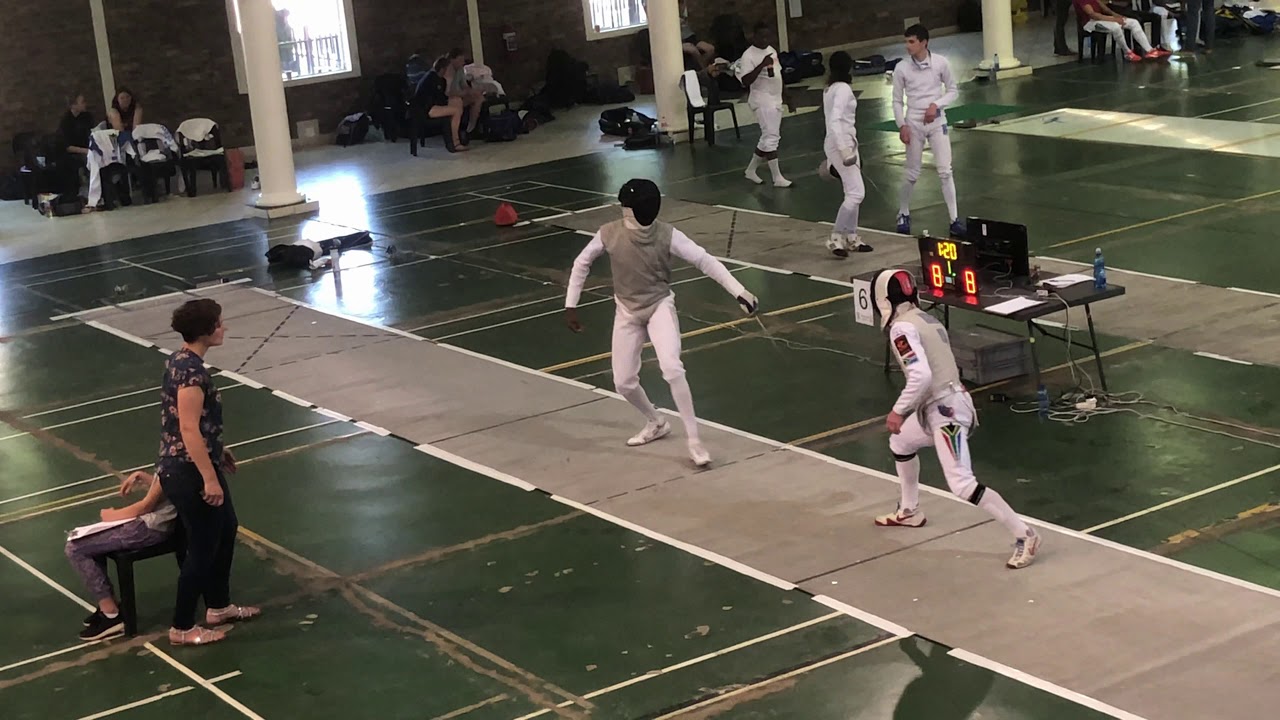 Jesse Ndjeka vs Jamie Norval - Foil - Limpopo open 2019 - YouTube